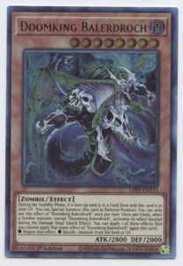 doomking balerdroch - gfp2-en113 - ultra rare - 1st edition