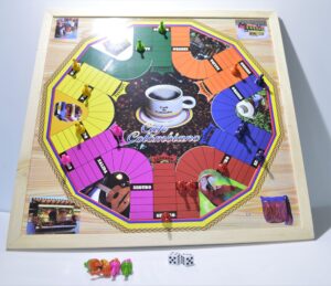 tablero de parques colombiano de doble cara y magnetico, parcheesi board game, double-sided and magnetic , juego de mesa.