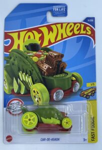 hot wheels 2022 - car-de-asada - green - fast foodie 1/5 - ryu's rides