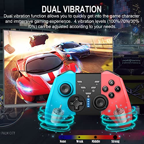 Switch Controllers,Switch Pro Controller Wireless for Switch/Switch Lite/Switch OLED/PC,Pro Controller Switch with Wake up,6-axis Gyro,Turbo,Dual Vibration,Screenshot,Wireless Switch Gaming Controller