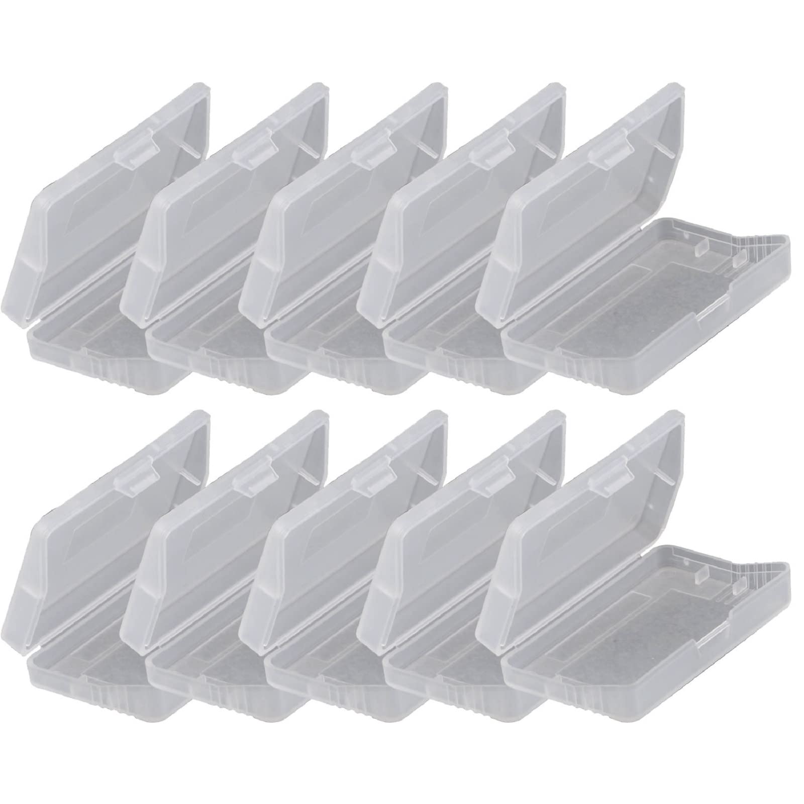 Uwayor 10Pcs Game Boy GBA Boxed Game Clear Game Card Case for Nintendo Game Boy Advance Anti Dust Cover Protable Card Box