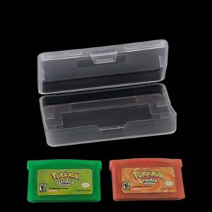 Uwayor 10Pcs Game Boy GBA Boxed Game Clear Game Card Case for Nintendo Game Boy Advance Anti Dust Cover Protable Card Box