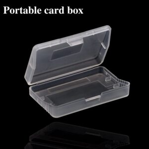 Uwayor 10Pcs Game Boy GBA Boxed Game Clear Game Card Case for Nintendo Game Boy Advance Anti Dust Cover Protable Card Box