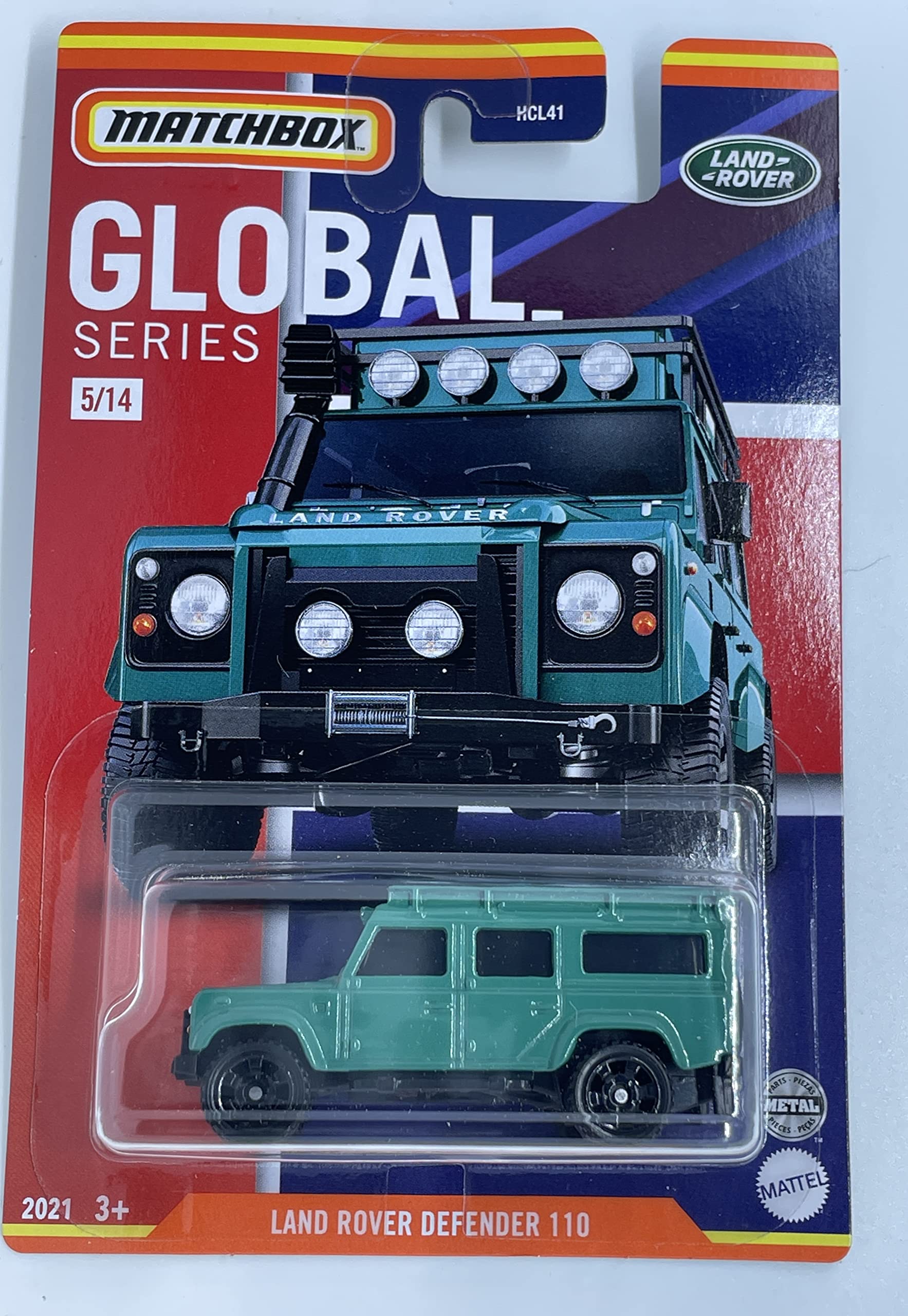 Matchbox - Global Series - Land Rover Defender 110-5/14 - Green