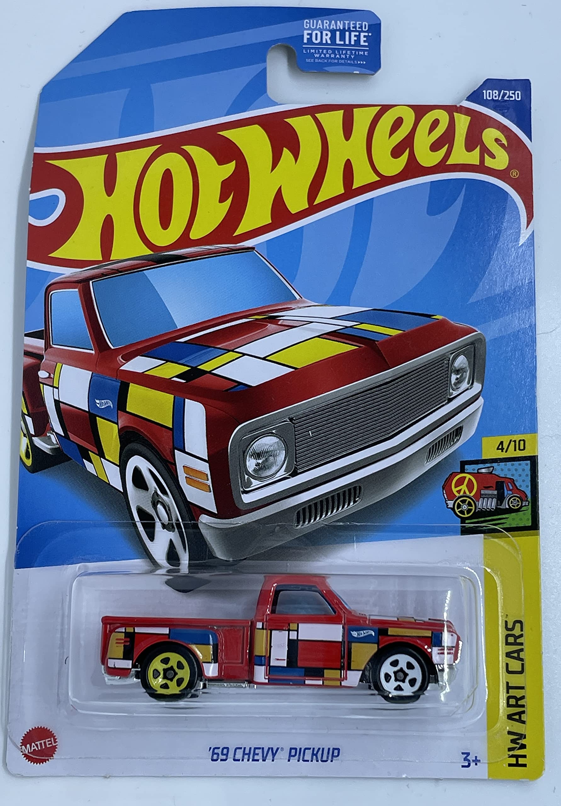 Hot Wheels 2022 - '69 Chevy Pickup - HW Art Cars 4/10