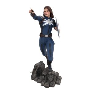 diamond select toys marvel gallery disney+: captain carter pvc statue