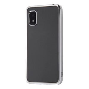 レイ・アウト layout case for aquos wish2 / wish tpu soft metallic/silver