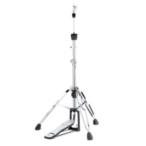 starfavor hi-hat stand double braced 3-leg with non-slip rubber feet adjustable height 30.71''-36.22'', premium zinc alloy frame for sturdiness st-700