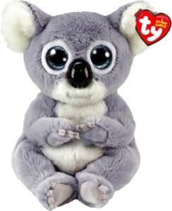 ty beanie bellie melly the gray koala - 6"