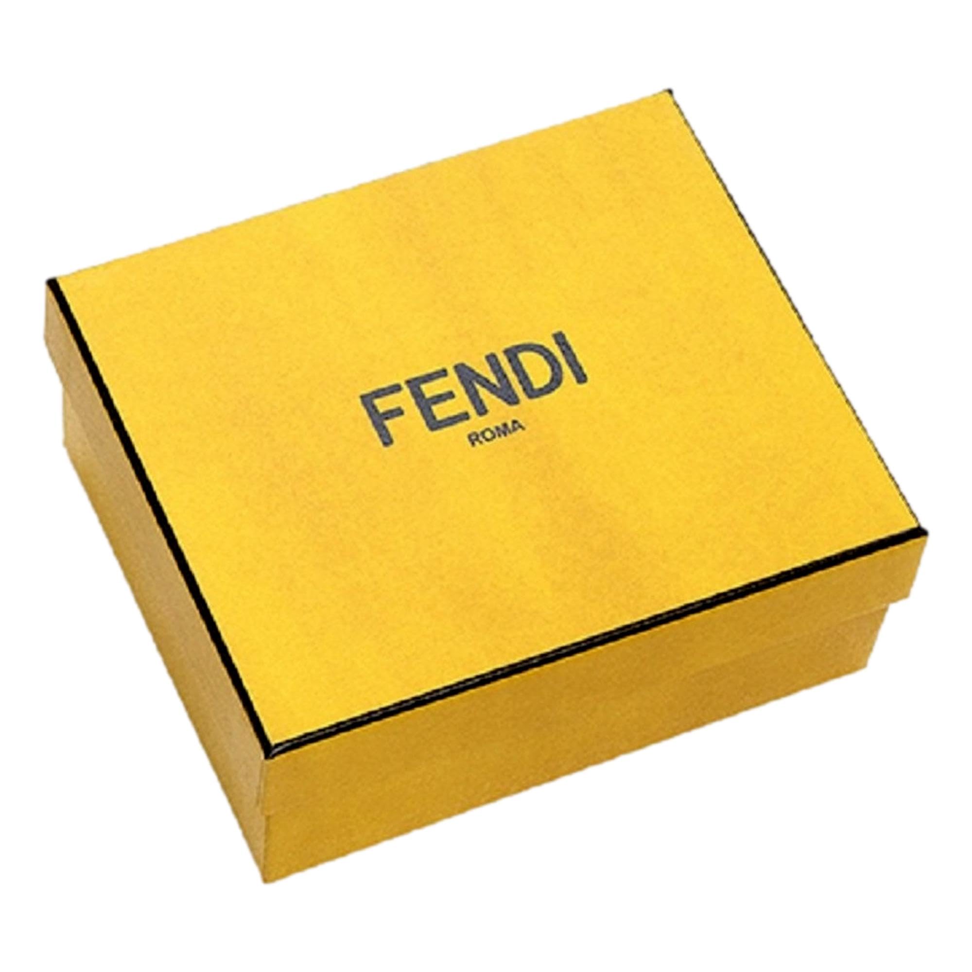 FENDI Vertigo Baguette Multicolor Leather Small Trifold Wallet 8M0395