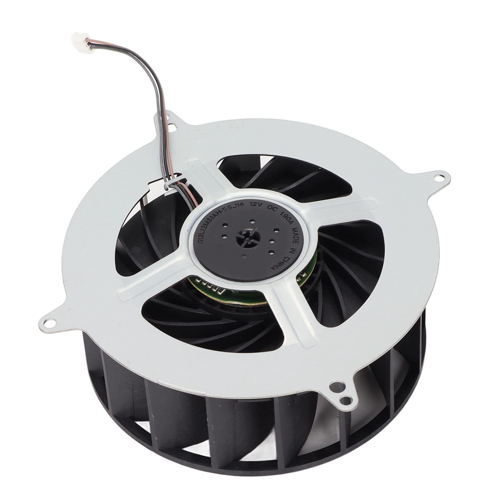 GOWENIC CPU Cooling Fan for PS5 Console, 17 Blades 3 Pin Internal Cooler Slient Lightweight PS5 Cooling Fan Replacement Gaming Heat Sink for PS5 Console