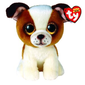 ty toys beanie boo bulldog hugo - 15 cm, brown (2009297)