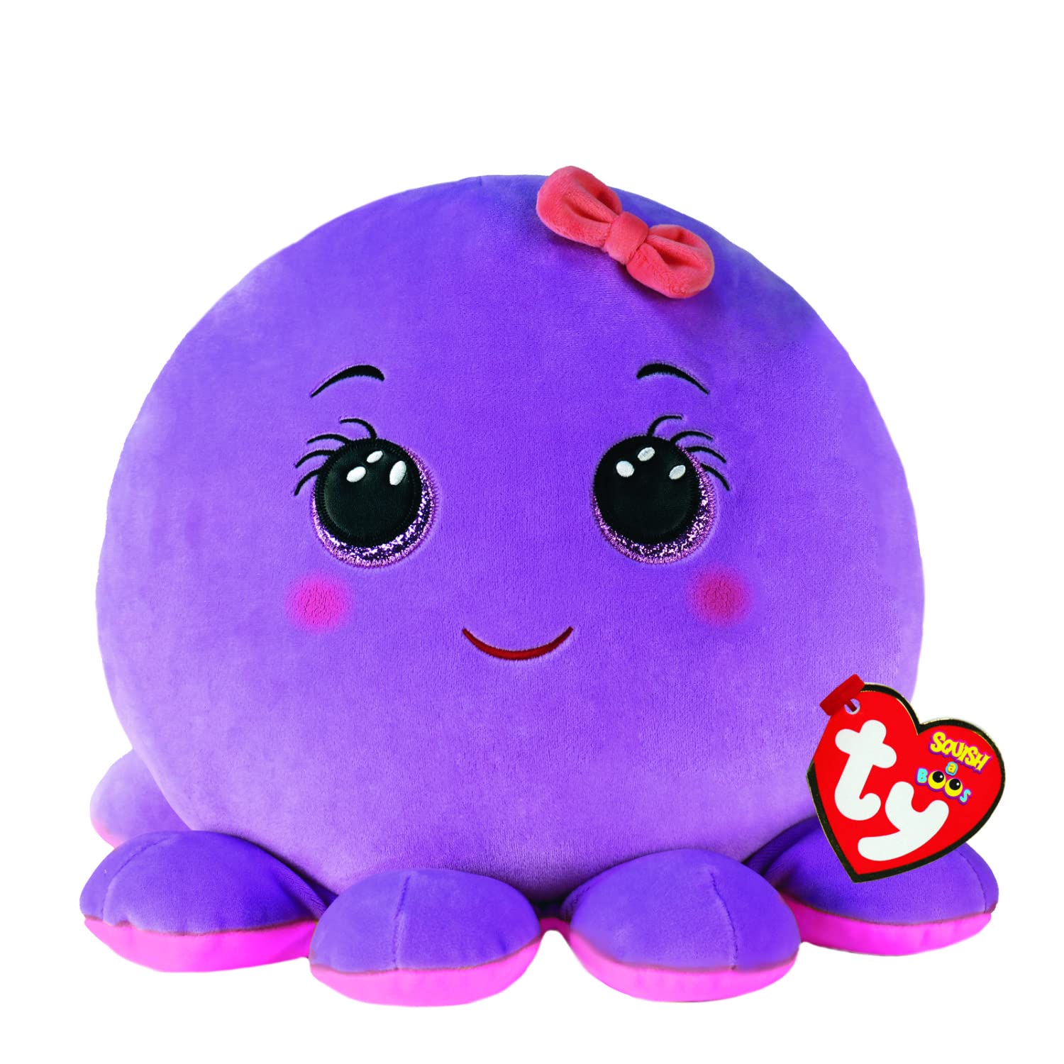 Ty Squish A Boo Octavia - Purple Octopus - 10"