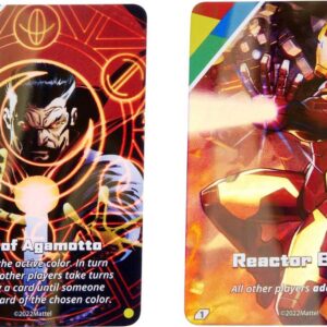 Mattel Games ​UNO Ultimate Marvel Add-On 3-Pack Set with Collectible Character Deck & 2 Foil Cards, Includes Spider-Man, Dr. Strange and Scarlet Witch