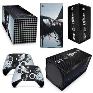 gng joker skins compatible with xbox series x console decal vinal sticker + 2 controller set