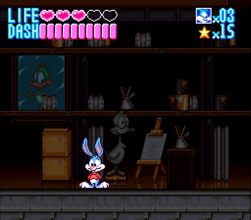 Tiny Toon Adventures: Buster Busts Loose! - Reproduction Video Game Cartridge