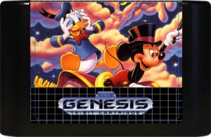 world of illusion starring mickey mouse and donald duck (sega genesis / megadrive) – reproduction video game cartridge