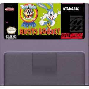 Tiny Toon Adventures: Buster Busts Loose! - Reproduction Video Game Cartridge