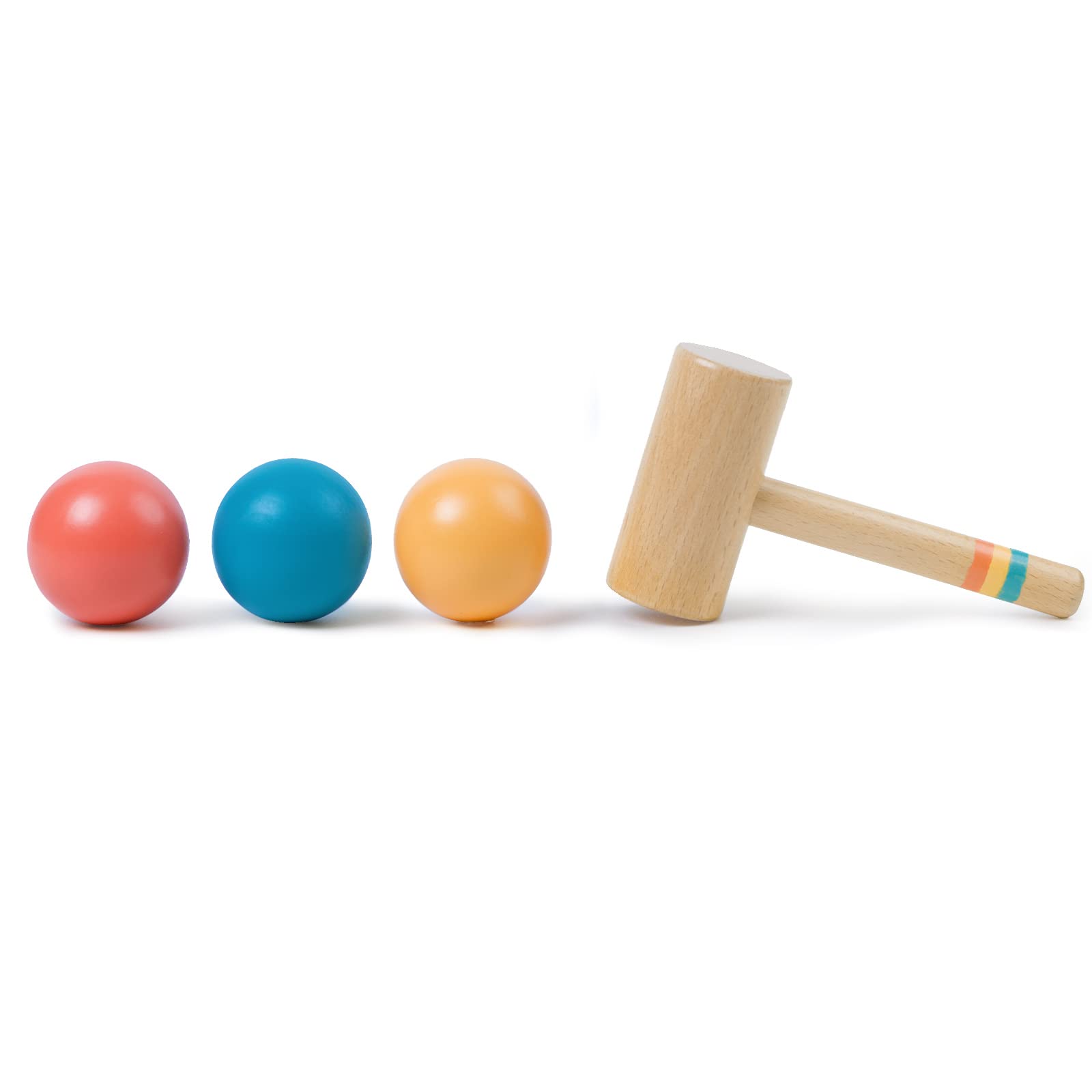 Twefex Montessori Ball Tracker, Award Winning Durable Pound A Ball Drop Toy, Early Developmental Montessori Toys, Wooden Toys for Toddlers 1-3 Year Old - Great Birthday Gift