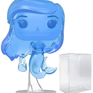 POP Disney: The Little Mermaid - Ariel (Blue Translucent) Entertainment Earth Exclusive Funko Vinyl Figure (Bundled with Compatible Box Protector Case)