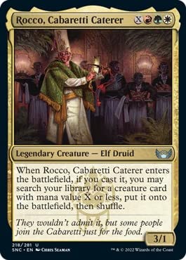 Magic: the Gathering - Rocco, Cabaretti Caterer (218) - Streets of New Capenna