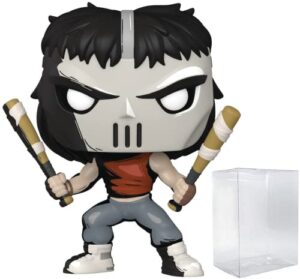 pop teenage mutant ninja turtles - casey jones (px previews exclusive) funko vinyl figure (bundled with compatible box protector case)