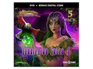 legacy games amazing hidden object games for pc: terrifying tales vol. 4 (5 game pack) - pc dvd with digital download codes