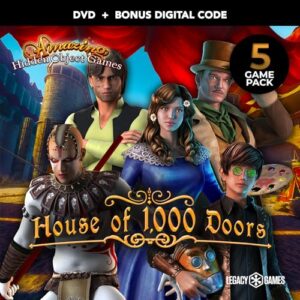 legacy games amazing hidden object games for pc: house of 1000 doors (5 game pack) - pc dvd with digital download codes