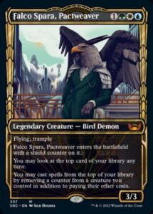 magic: the gathering - falco spara, pactweaver (307) - showcase - streets of new capenna