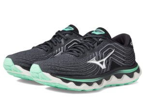 mizuno running women's wave horizon 6 water shoe, iron gate-silver, 8.5