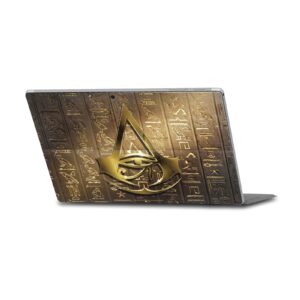 head case designs officially licensed assassin's creed logo 3d heiroglyphics origins graphics vinyl sticker skin decal cover compatible with microsoft surface pro 4/5/6