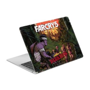 head case designs officially licensed far cry hours of darkness arte clave vinyl sticker skin decal cover compatible with macbook air 13.3" a1932/a2179