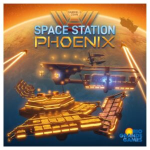 rio grande games space station phoenix - rio grande games - strategy board game, ages 14+, 2-4 players, 90-120 min