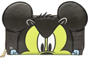 loungefly mickey mouse frankenstein cosplay wallet - entertainment earth exclusive