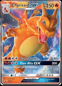 charizard gx - sm211 - hidden fates - pokemon black star promo - ultra rare holo