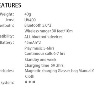 Smart Glasses Infrared Sensor Privacy Protection Noise Reduction Call Music Intelligent Interaction Waterproof Dustproof Personalized Headset