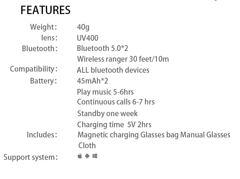 Smart Glasses Infrared Sensor Privacy Protection Noise Reduction Call Music Intelligent Interaction Waterproof Dustproof Personalized Headset