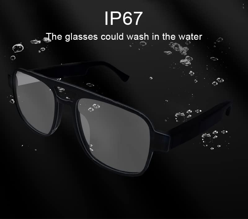 Smart Glasses Infrared Sensor Privacy Protection Noise Reduction Call Music Intelligent Interaction Waterproof Dustproof Personalized Headset