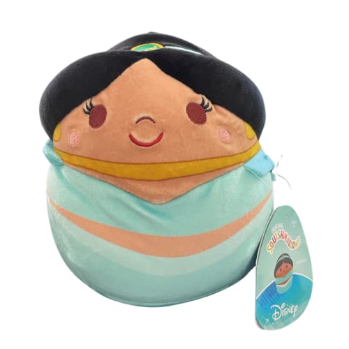 Squishmallow Official Kellytoy Disney Characters Squishy Soft Stuffed Plush Toy Animal (7 Inch, Jasmine)