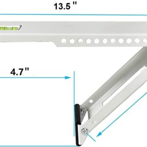 Window Air Conditioner Support Bracket, Universal AC Unit Window Brackets Light Duty, Up to 85 lbs.