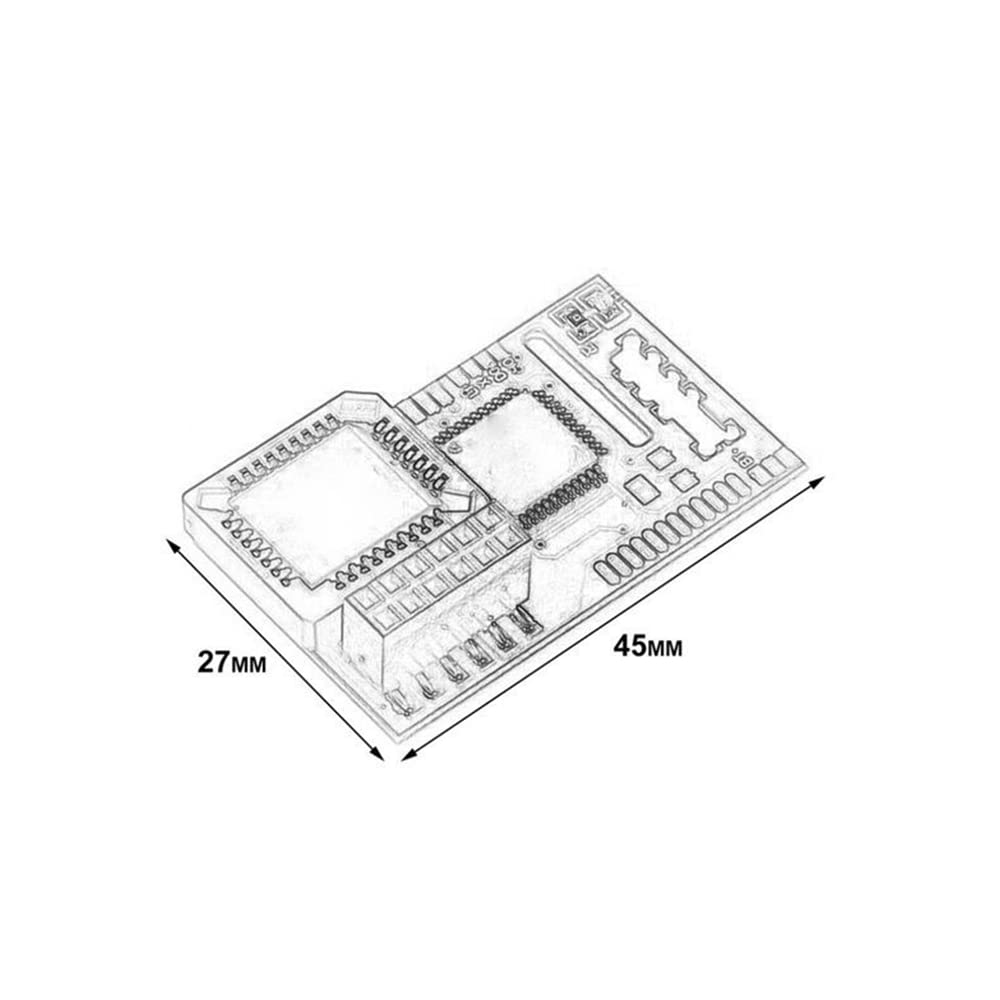 Mod Chip Compatible for XBOX Aladdin XT PLUS2, Mod Machine Chip Pulse Direct Reading Decoding Chip Circuit Readable Chip