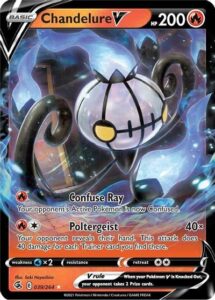 chandelure v - 039/264 - ultra rare - sword & shield - fusion strike