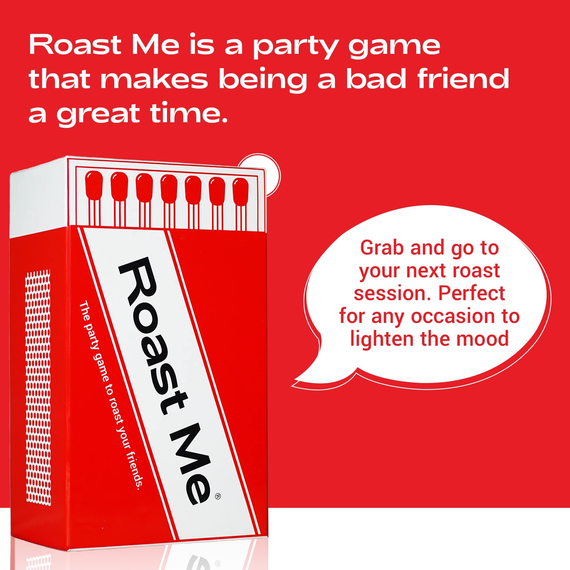 Roast Me Adult Card Game to Flame All Those Around You, Perfect for Party Games with 420 Life-Changing Roasts and 70 Hilarious Challenges