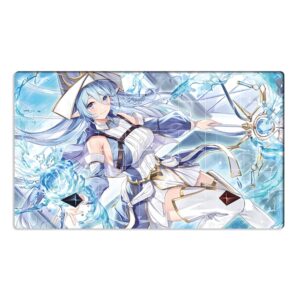 new anime dark magician girl playmat trading card game dmg play mat + free bag (zd039-606-a)