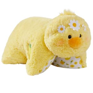 pillow pets sweet scented lemon chick stuffed animal plush toy pillow, 1 count (pack of 1), yellow