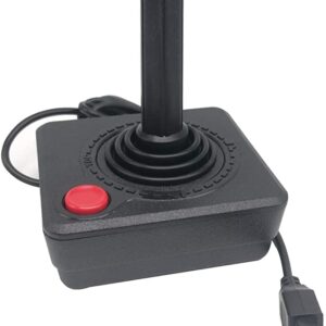 CHILDMORY Controller 2pcs Black Retro Classic Gamepad Joysticks for Atari 2600 System Console