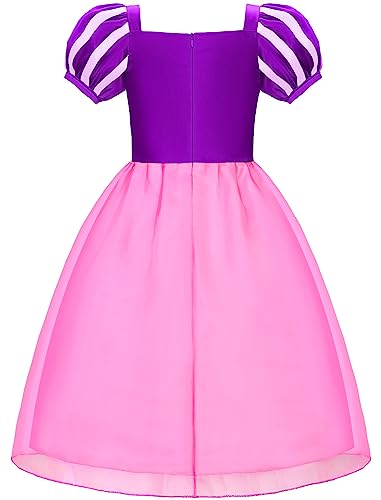 knemmy Princess Costume Dress Up Clothes for Little Girl Halloween Cosplay Christmas Birthday Outfit