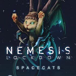 Nemesis: Lockdown: Spacecats - Board Game Expansion by Awaken Realms - Sci-Fi Horror Game - Strategy Game - Cooperative Adventure Game - Adults & Teens Ages 14+ - 1-5 Players - Playtime 1-2 Hours