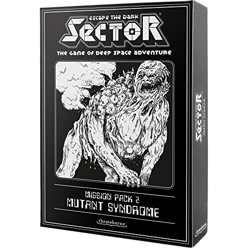 Escape the Dark Sector Board Game Mutant Syndrome MISSION PACK 2 - Confront Gruesome Mutations! Cooperative Sci-Fi Adventure Game for Adults, Ages 14+, 1-4 Players, 45 Min Playtime, Made by Themeborne