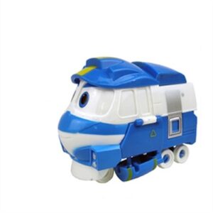 ZYYYWW Kay Kids Toys,Trains Deformation Toy Plastic Robot Blue Toys for Little Boys Toys